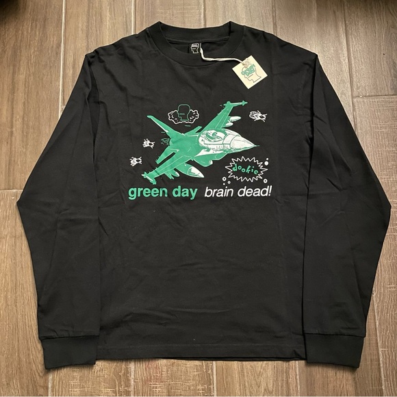 Brain Dead | Shirts | Brain Dead X Green Day Dookie Long Sleeve T Shirt ...